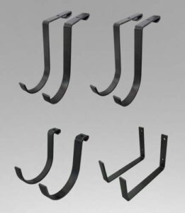 monsterrax accessory hook package - standard, hammertone