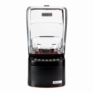 blendtec s885c2901-b1gb1a stealth countertop blender with 2 fourside jars, black