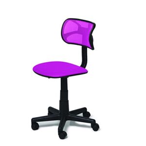 urban shop swivel mesh task chair, pink