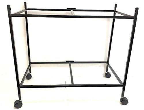 Mcage 2-Shelf Stand for Two of 30" x 18" x 18 Breeding Flight Cages, Black