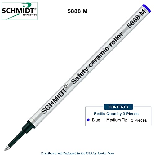 SCHMIDT 3 Pack - Blue 5888 Medium Tip