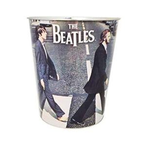 the beatles abbey road waste paper bin basket licensed product