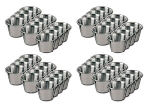 individual condiment sauce cups- 4 dozen - 2.5 ounce