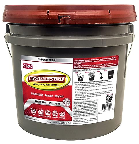 Evapo-Rust The Original Heavy Duty Pail Rust Remover, Water-based, 3.5 Gallons