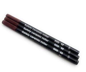 3 pack - schmidt 888 black medium rollerball refill