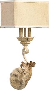 quorum international florence 2-lt wall mount - persian white - 5237-2-70