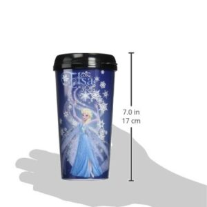 Silver Buffalo DP7387 Travel Mug, 16 oz, Blue