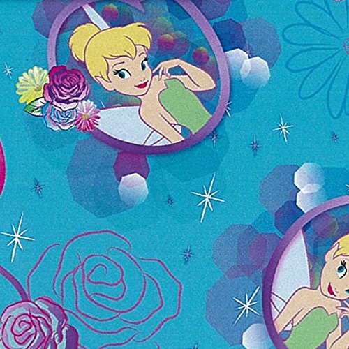 Springs Creative Disney Tinkerbell Tink Petal Perfect Cameo 100-Percent Cotton Decorative Fabric, 43/44-Inch/15-Yard