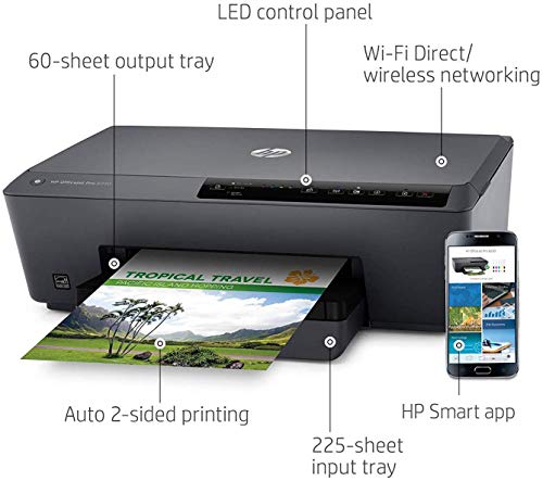 HP OfficeJet Pro 6230 Wireless Color Printer, Works with Alexa (E3E03A)