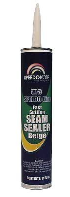 SpeedoKote SMR-26 - Beige Fast Setting Auto Body Seam Sealer for Autobody, 11 oz. Cartridge