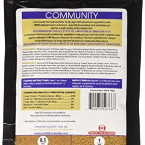 Northfin Community Formula, 0.5 mm, Sinking Pellets, 100 g