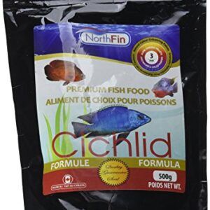 Northfin Premium Cichlid Fish Food - Nutrient-Rich, Color-Enhancing, Slow-Sinking Pellets for Vibrant, Healthy Aquarium Fish - 100g/250g/500g/1kg/2.5kg