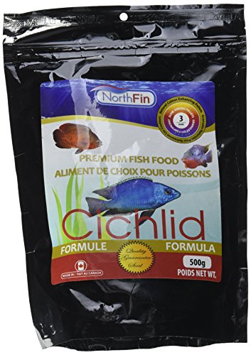 Northfin Premium Cichlid Fish Food - Nutrient-Rich, Color-Enhancing, Slow-Sinking Pellets for Vibrant, Healthy Aquarium Fish - 100g/250g/500g/1kg/2.5kg