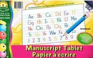 writing skills manuscript practice pad 60 sheets