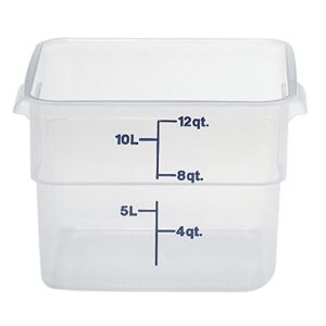 cambro 12sfspp190 square storage container 12 qt.