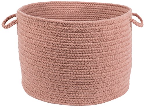 Solid Wool Basket, Old Rose