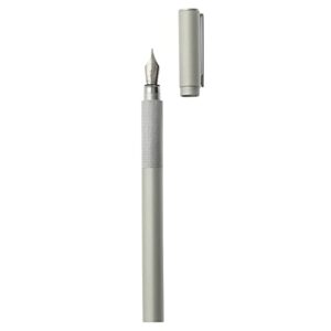 muji aluminum fountain pen