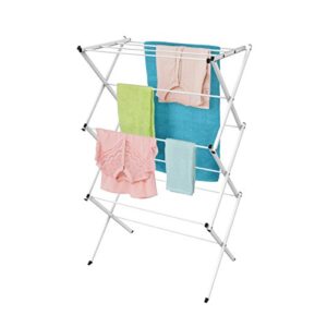 lavish home clothes drying rack-24ft. of drying space-collapsible and compact for indoor/outdoor use-portable stand for hanging, air-drying laundry