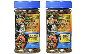 zoo med aquatic turtle food growth formula [set of 2] size: 1.85 oz.