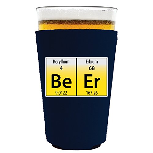 Beer Elements Pint Glass Coolie Navy