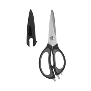 farberware 4-in-1 kitchen shears, 2-piece, black and gray