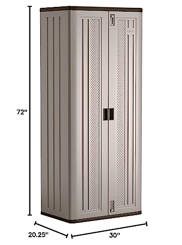 Suncast BMC7200 Storage Cabinet, Platinum