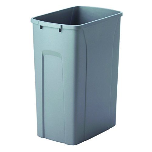 Knape & Vogt QT35PB-PT Replacement Trash Can, 17.5 by 14.25 by 9.32