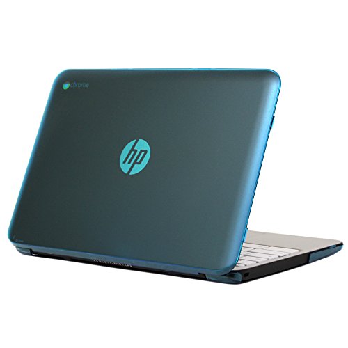 iPearl mCover Hard Shell Case for 11.6" HP Chromebook 11 G2 / G3 / G4 laptops (Part no. P0B78UT / P0B79UT) (NOT Compatible with HP G4 EE / G5 Models) (Aqua)