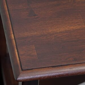 Christopher Knight Home Rivera Acacia Wood Accent Table, Brown Mahogany 13 in. x 13 in. x 30 in.