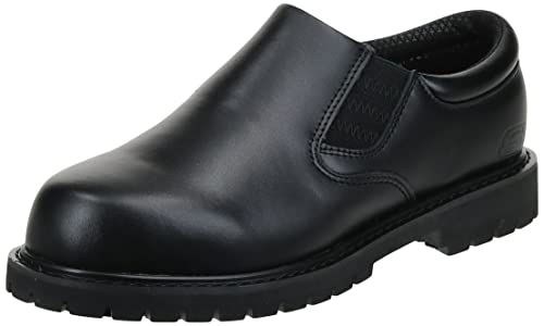 Skechers Men's Work Cottonwood Goddard Slip On, Black - 10 D(M) US