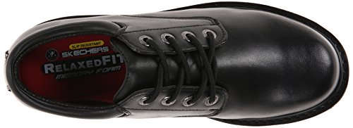 Skechers Men's Cottonwood Elks Work Shoe, Black, 11 3E US