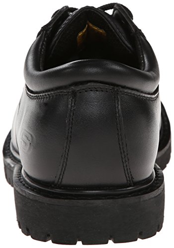 Skechers Men's Cottonwood Elks Work Shoe, Black, 11 3E US