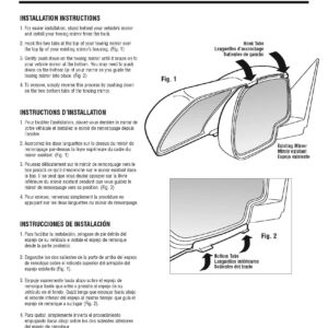 Fit System 80910 Chevrolet/GMC Full Size Truck Clip-On Towing Mirror - Pair