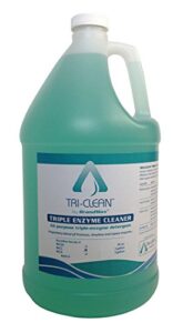 brandmax bec1 tri-clean triple enzymatic cleaner, one gal concentrate, clean green