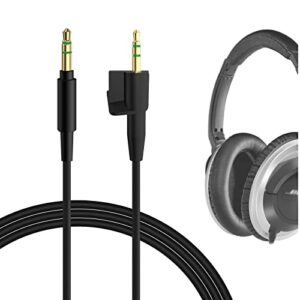 geekria audio cable compatible with bose ae2, ae2i, ae2w cable, 2.5mm aux replacement stereo cord (4 ft/1.2 m)