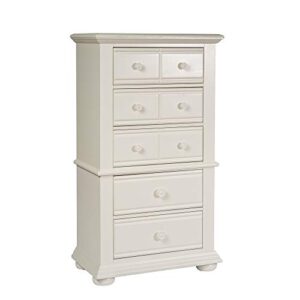 Liberty Furniture Industries Summer House I Lingerie Chest, 31" x 18" x 55", Oyster White