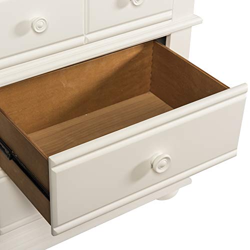 Liberty Furniture Industries Summer House I Lingerie Chest, 31" x 18" x 55", Oyster White