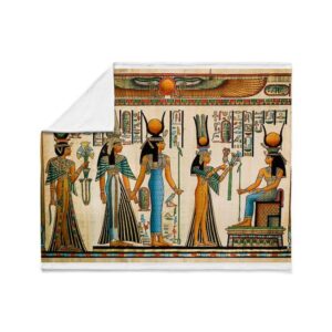 CafePress Ancient Egyptian Wall Tapestry Throw Blanket Super Soft Fleece Plush Throw Blanket, 60"x50"