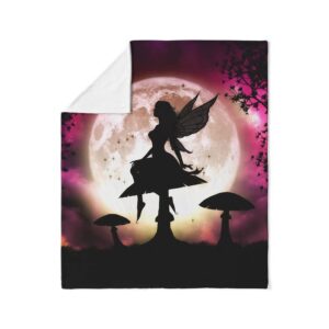 CafePress Titania Fairy Throw Blanket/Cover Super Soft Fleece Plush Throw Blanket, 60"x50"