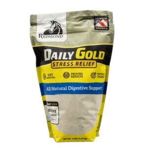 daily gold stress relief – natural digestive and ulcer supplement for horses