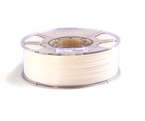 eSUN 1.75mm Natural ABS 3D Printer Filament 1kg Spool (2.2lbs), Natural