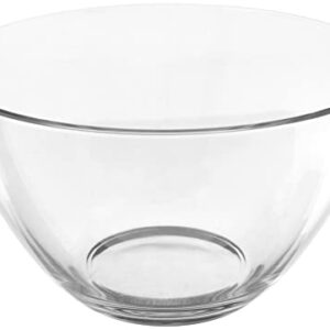 Mikasa Napoli Glass Serving Bowl, 10.75-Inch, Clear