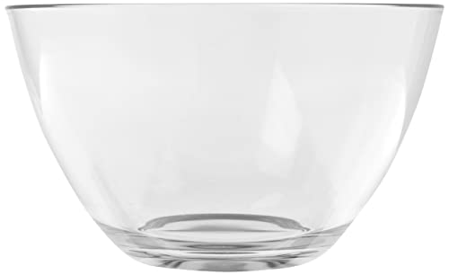 Mikasa Napoli Glass Serving Bowl, 10.75-Inch, Clear