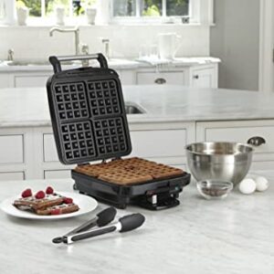 Cuisinart 4-Slice Belgian Waffle Maker, Stainless Steel/Black, WAF-150P1