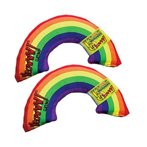 (2 Pack) Yeowww Catnip Toy, Rainbow 6"