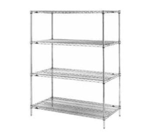 wire shelf,24" w,21" d,chrome plated