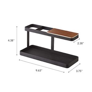 YAMAZAKI home 2300 Desk Bar-Wood & Steel Organizer, One Size, Black