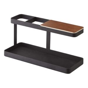 YAMAZAKI home 2300 Desk Bar-Wood & Steel Organizer, One Size, Black