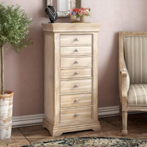 Hives and Honey "MALORY" Jewelry Armoire, Taupe Mist