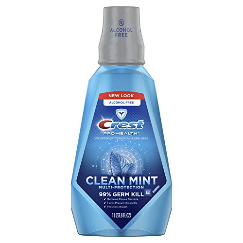 Crest ProHealth Multi-Protection Refreshing Mouthwash Clean Mint 33.8 fl oz